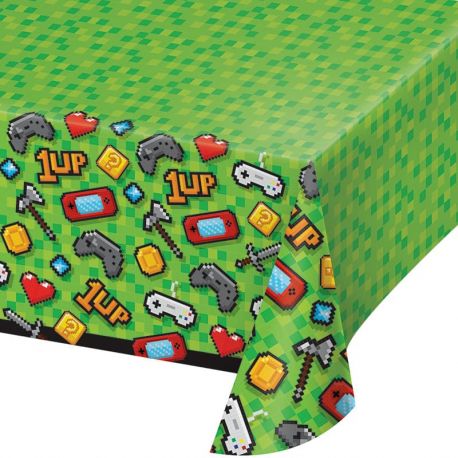 Mantel Videojuegos para Cumpleaños y Fiestas
