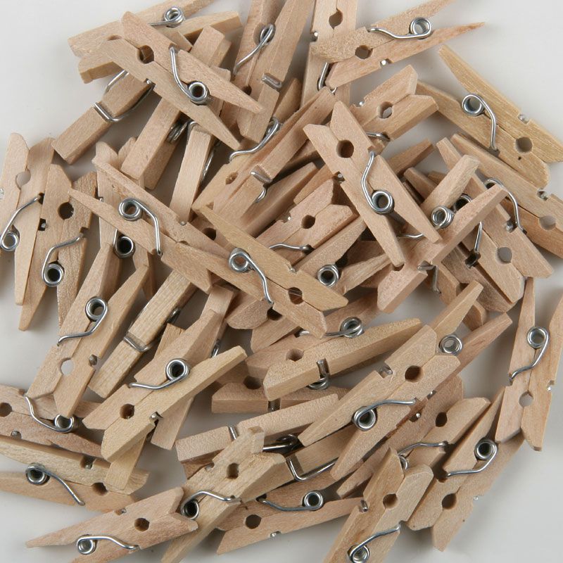 Pinzas de Madera 2,5 cm | Tienda Online Especializada