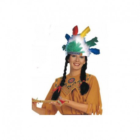 Penacho Indio de Colores - FiestasMix