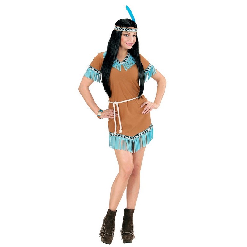 Disfraz de India Apache para Mujer - FiestasMix