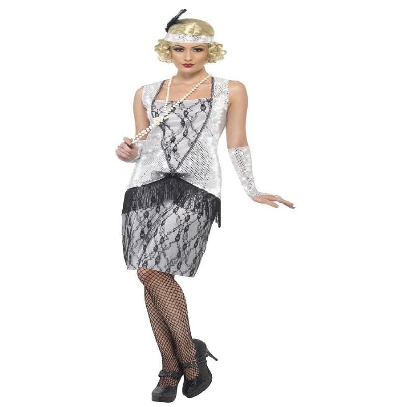 Disfraz de aleta Plata - FiestasMix