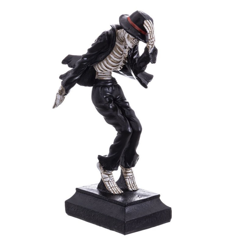 Esqueleto Michael Jackson Poliresina 14 X 10 X 28 Cm - FiestasMix