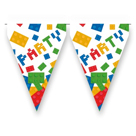 Banderin Lego para Cumpleaños y Fiestas