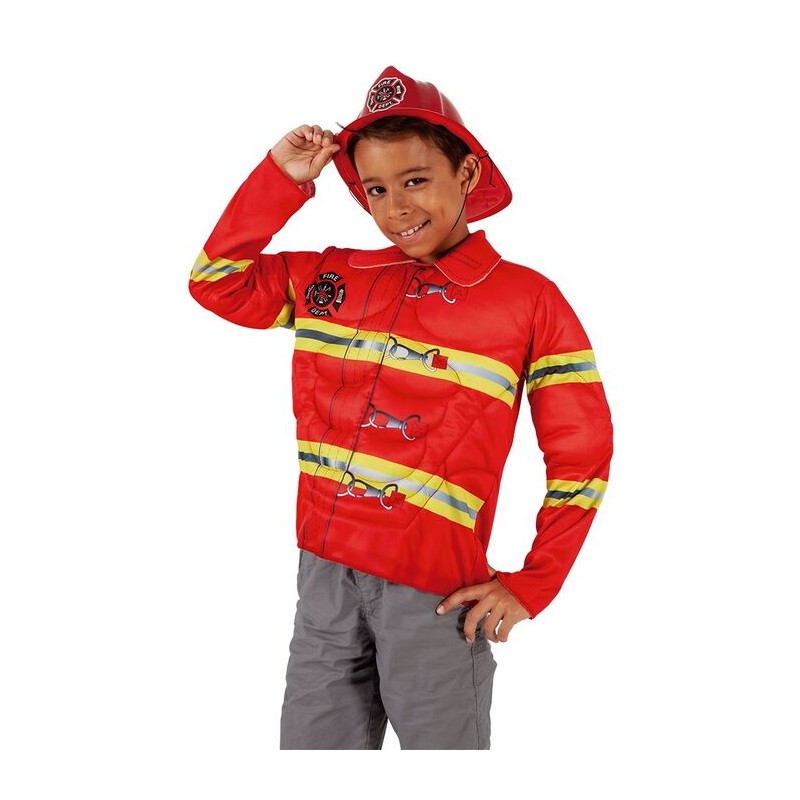 Disfraz Super Bombero Infantil - FiestasMix