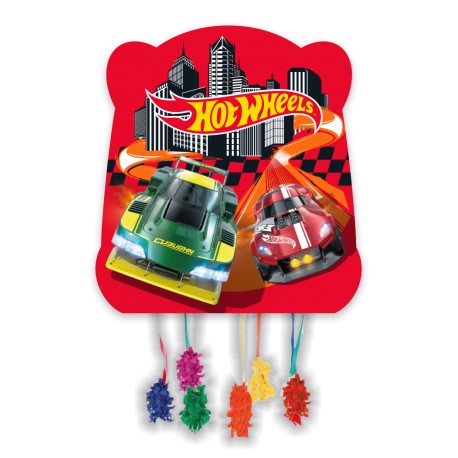 Piñata Hot Wheels para Cumpleaños y Fiestas