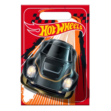 Bolsas Hot Wheels para Cumpleaños y Fiestas