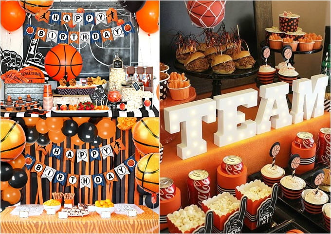 Ideas Cumpleaños Basquet - Como Decorar Tu Fiesta Baloncesto